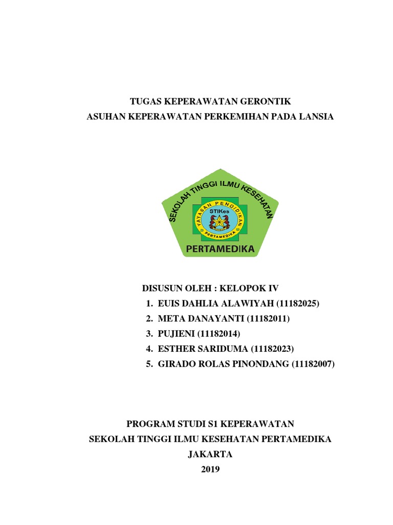 Askep Gerontik | PDF | Pengembangan Diri | Kesehatan Holistik