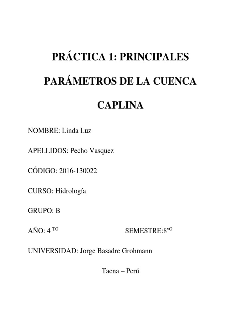 Cuenca Del Caplina | PDF | Cuenca de drenaje | Escorrentía superficial
