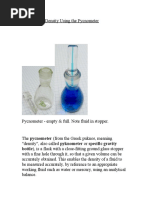 Expt. 1a - Density Determination Using A Pycnometer | PDF | Density ...