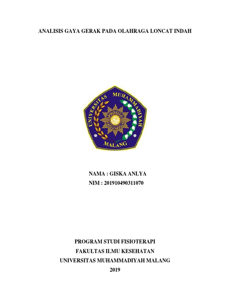 Analisis Gerakan Loncat Indah Olahraga | PDF