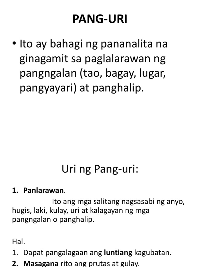 Pang Uri | PDF