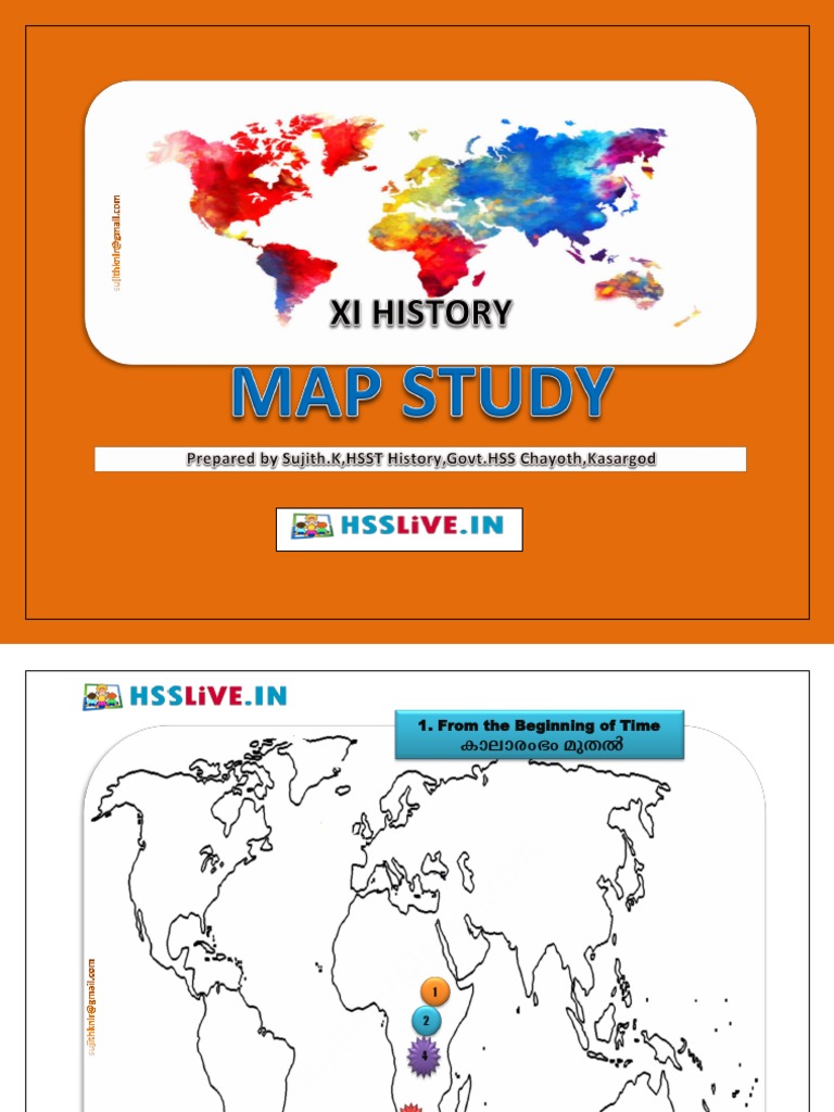 Hsslive XI Map Study | PDF