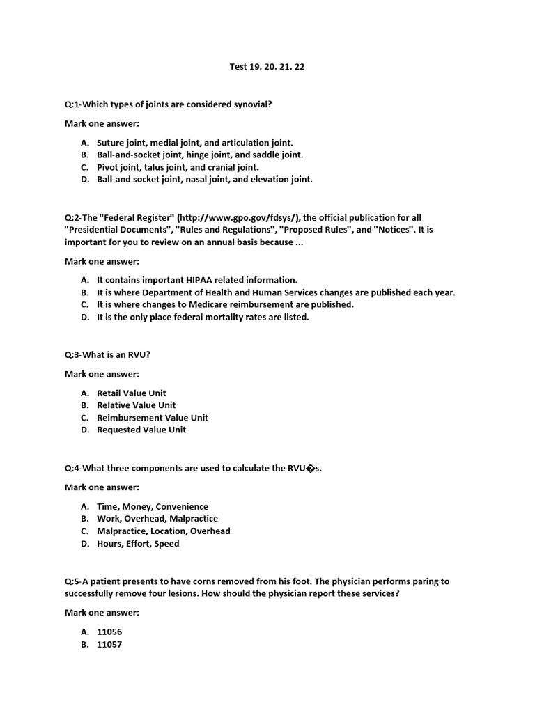 Test 19 | PDF | Large Intestine | Colonoscopy