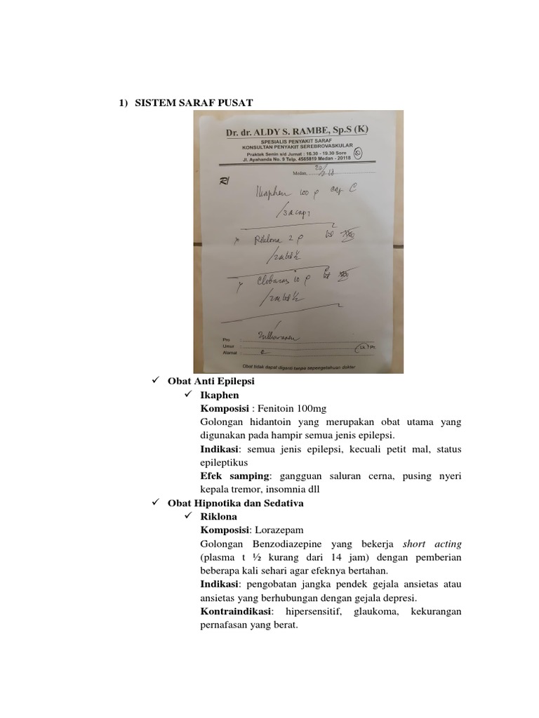 Farmakologi Resep | PDF | Kesehatan Holistik