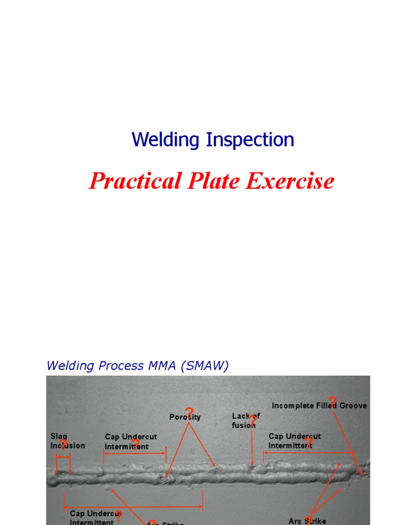 Welding Defects and Inspection Guide | PDF | Business Process | Applied ...