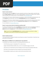 Sus Service Po Invoice Creation User Manual | PDF | Invoice | Receipt