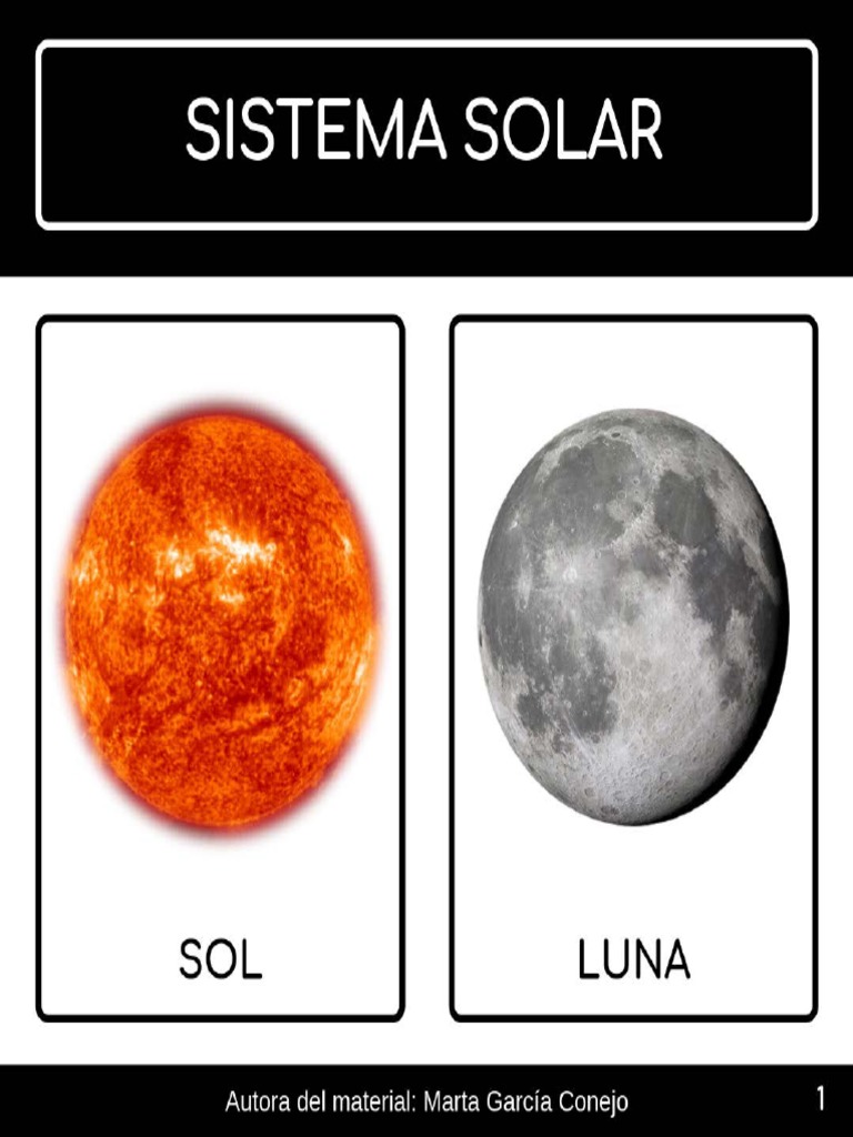 Tarjetas Sistema Solar Los Planetas PDF | PDF
