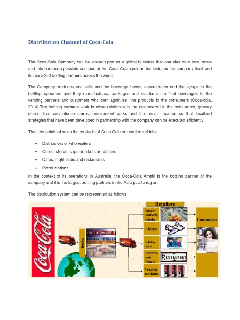 Distribution Channel of Coca | PDF | Supply Chain | Retail