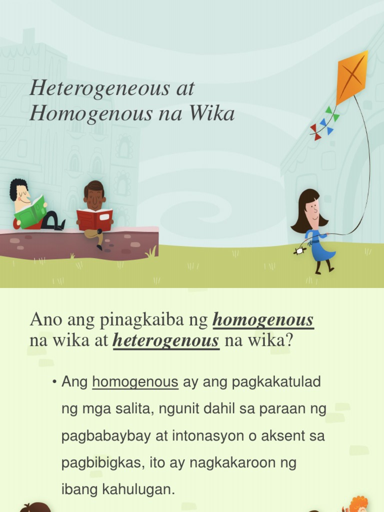 Heterogeneous at Homogenous Na Wika | PDF Heterogeneous at Homogenous Na Wika | PDF