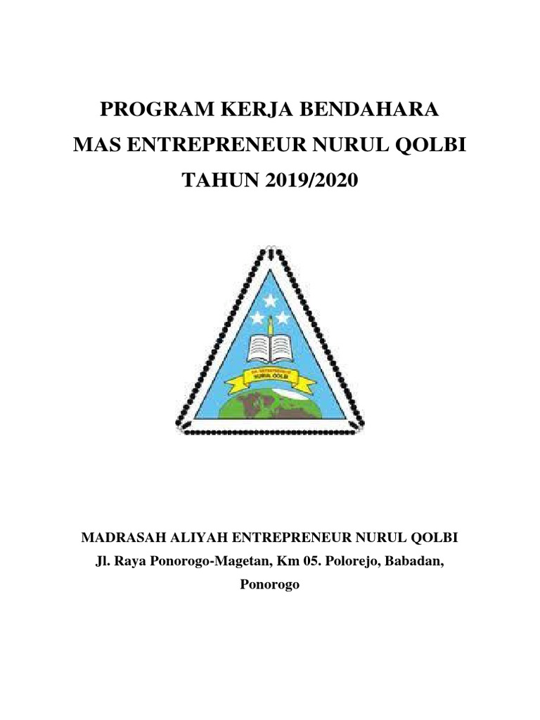 PROGRAM KERJA Bendahara | PDF