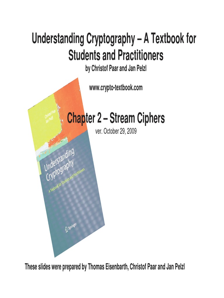 Understanding Cryptography CHPTR 2 - Stream Ciphers | PDF | Cryptography | Cipher