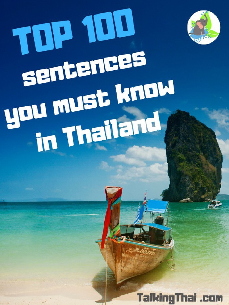 100 Thai Sentences You Must Know PDF | PDF | Thailand | Intellectual Works