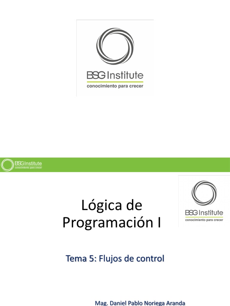 Flujos de control y estructuras de programación | PDF | Flujo de control | Algoritmos