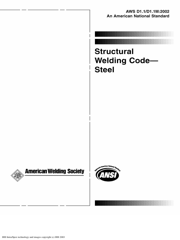 Aws D1.1 - 02 Structural Welding PDF | PDF | Computers