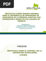 Protocolo Prexor Informe | PDF | ruido
