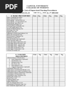 Instrument Count Sheet | PDF | Medical Procedures | Surgery