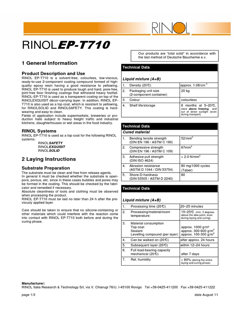 BASF MasterSeal CR 125 - Ficha Técnica PDF | PDF | Temperature | Materials