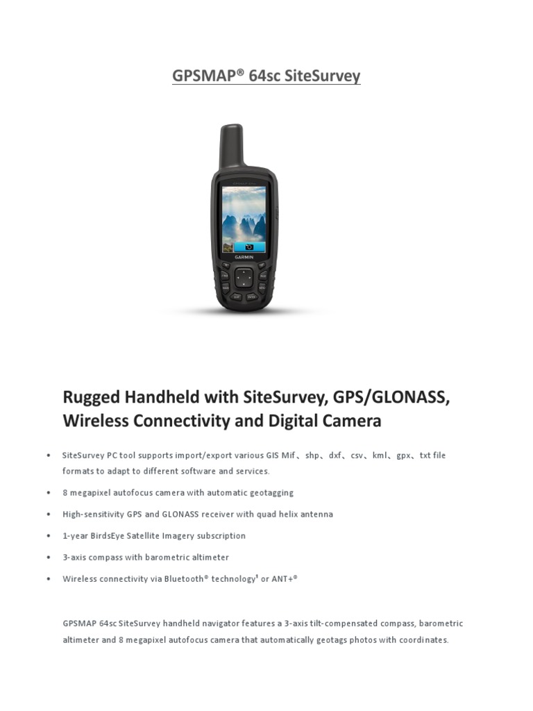 GPSMAP 64sc SS | PDF | Digital Technology | Computing