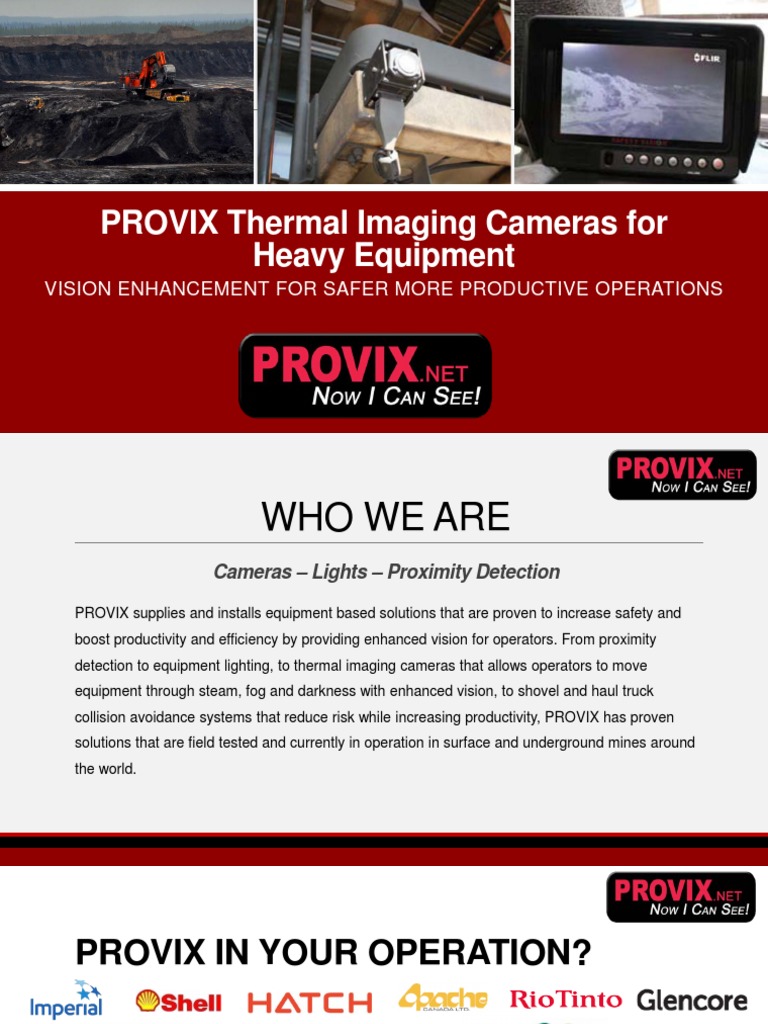 Provix Thermal Cameras for Heavy Equipment | PDF | Computer Monitor ...