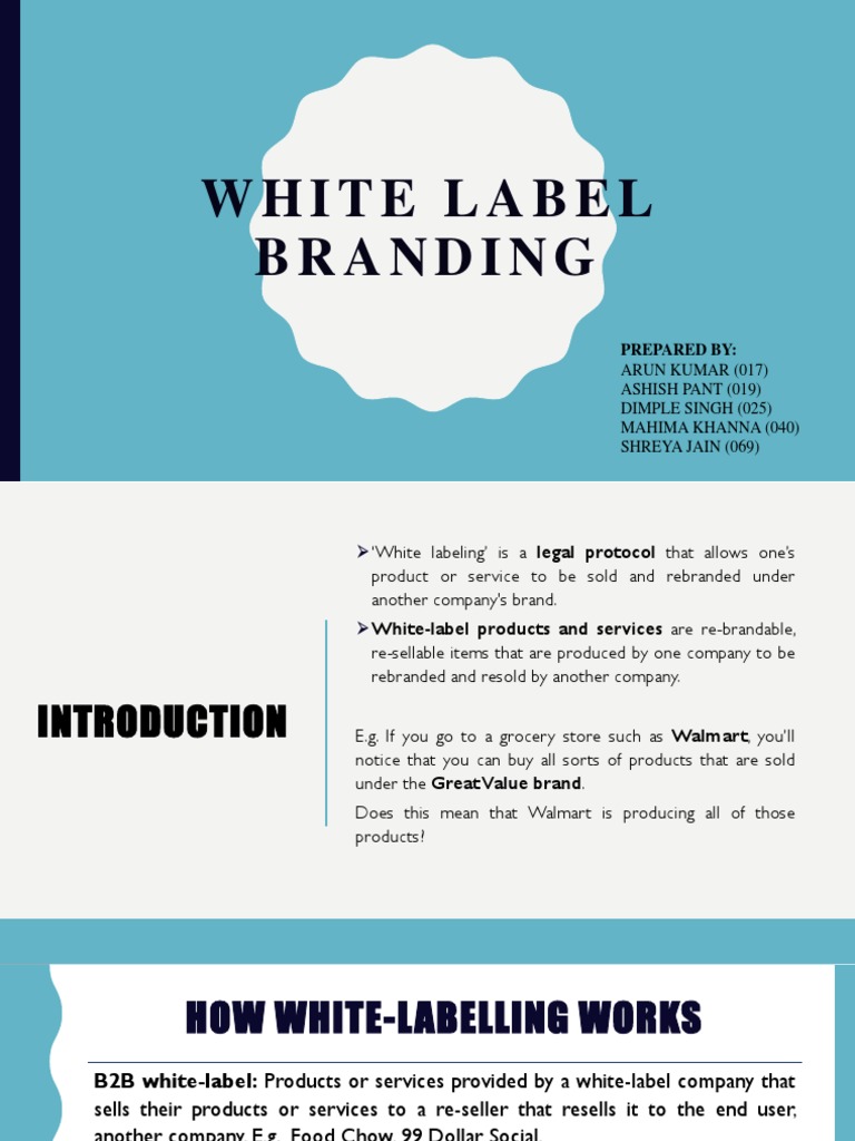White Label Branding | PDF | Brand | Reputation