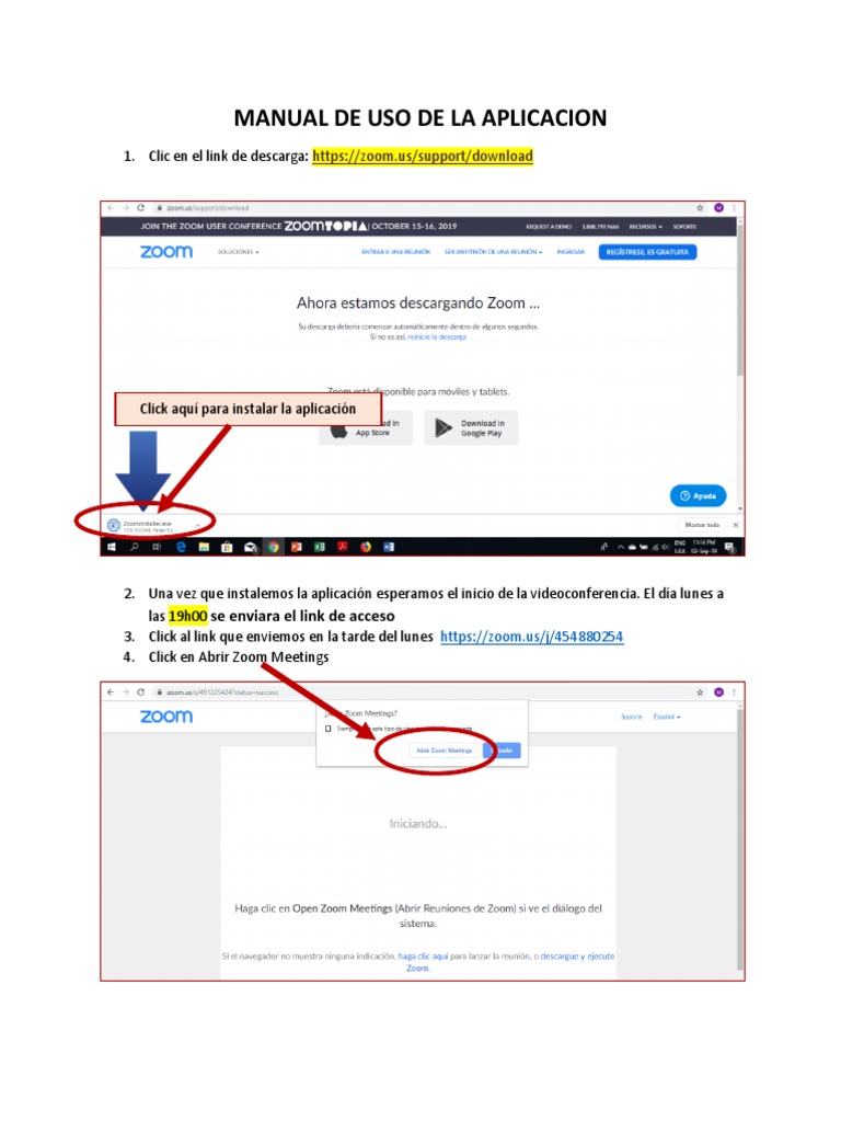 MANUAL DE USO DE ZOOM 2.pdf | Redes sociales y digitales | Tecnología ...
