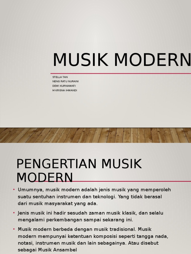 Musik Modern | PDF