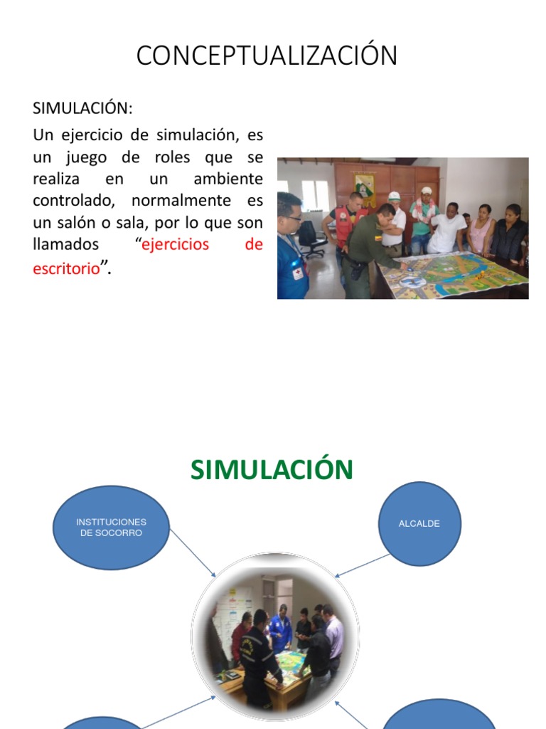 Simulaciones y Simulacros | PDF | Simulación | Planificación