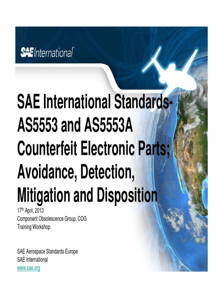 Aerospace Counterfeit Parts Standards | PDF | Supply Chain | Aerospace