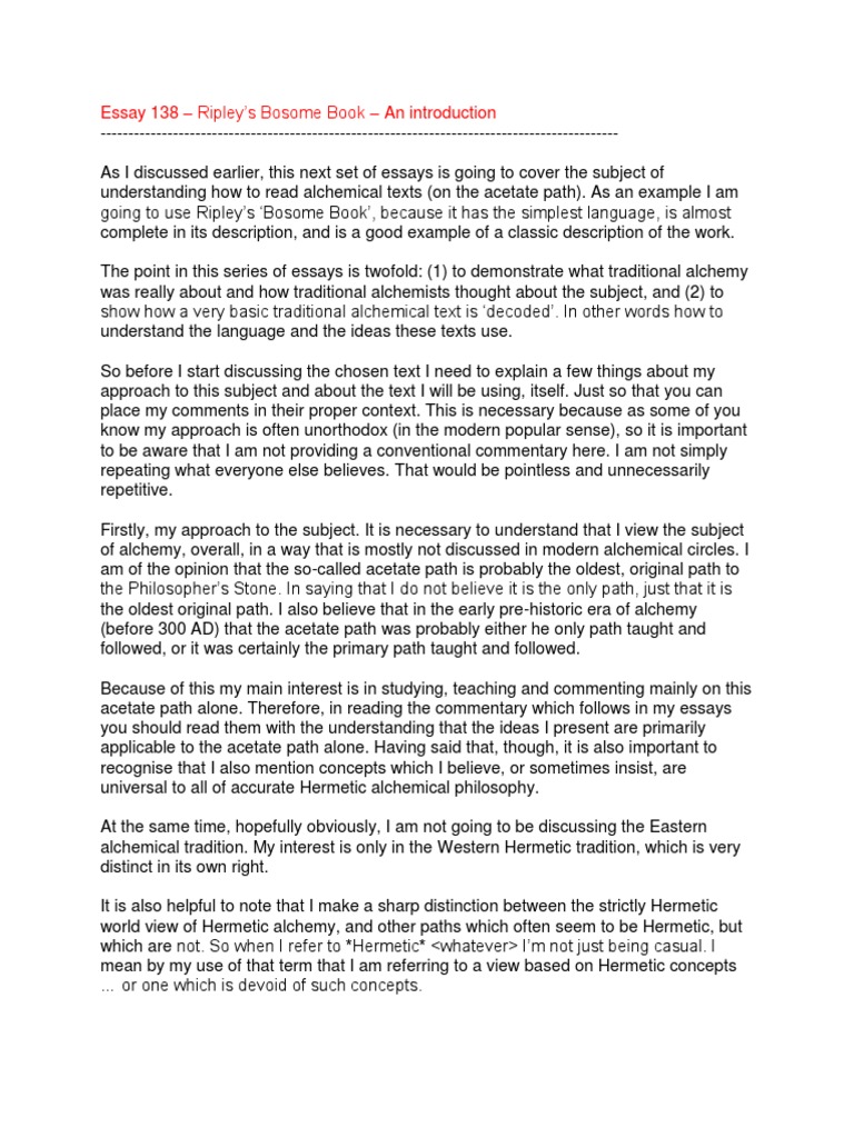 Bosome Book | PDF | Alchemy | Epistemology