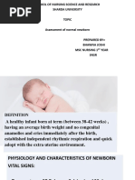 Newborn Assessment Final | PDF | Labia | Infants
