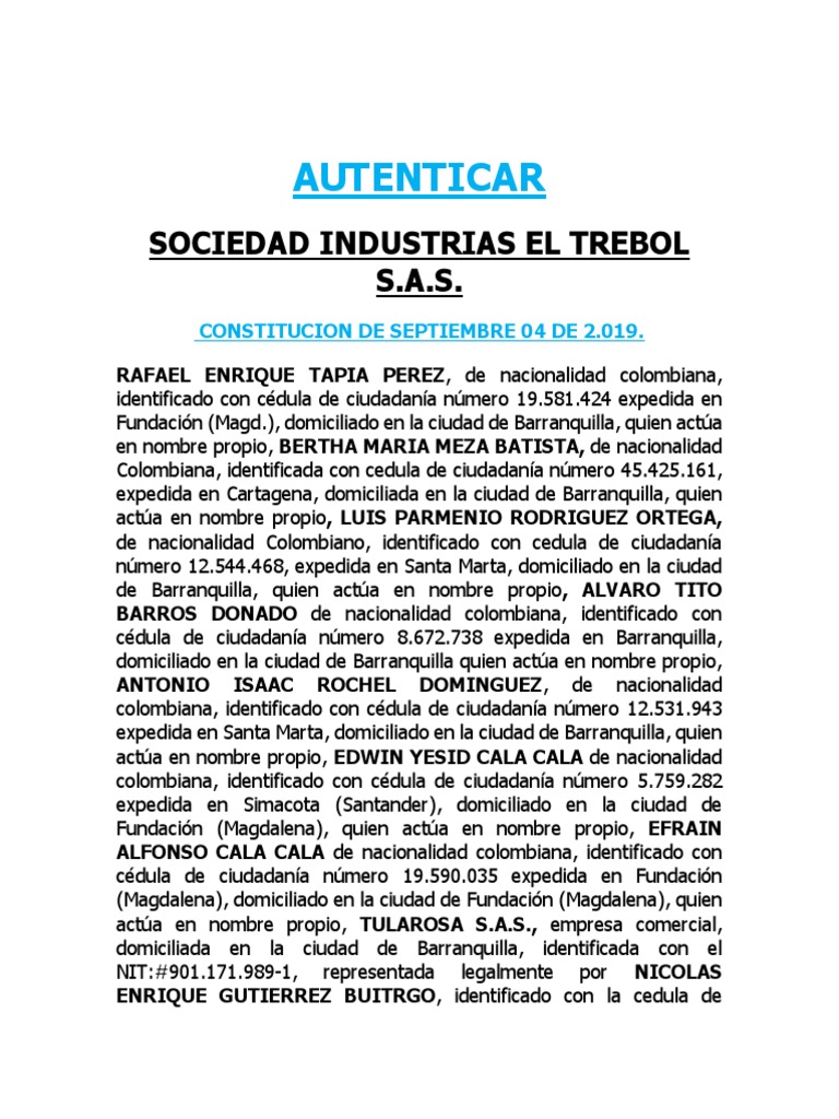 AUTENTICAR | PDF | Compartir (Finanzas) | Dividendo