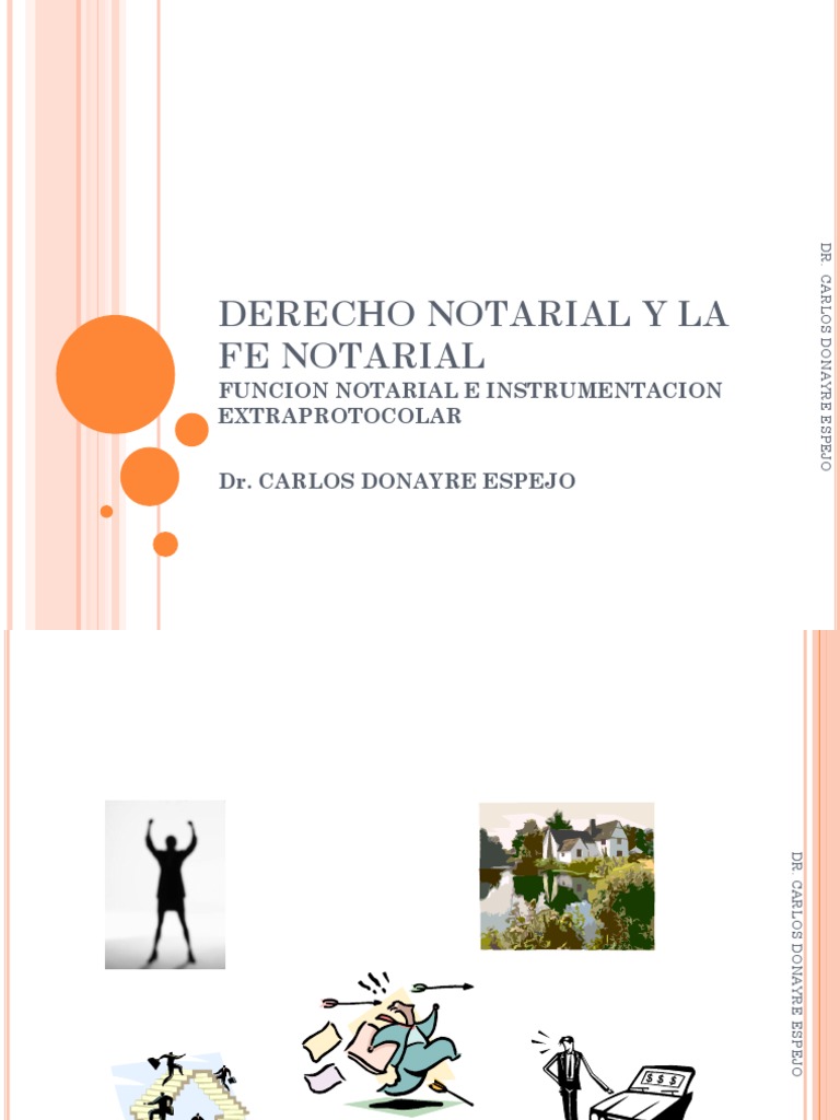Derecho Notarial y La Fe Notarial | PDF | Virtud | Información del gobierno