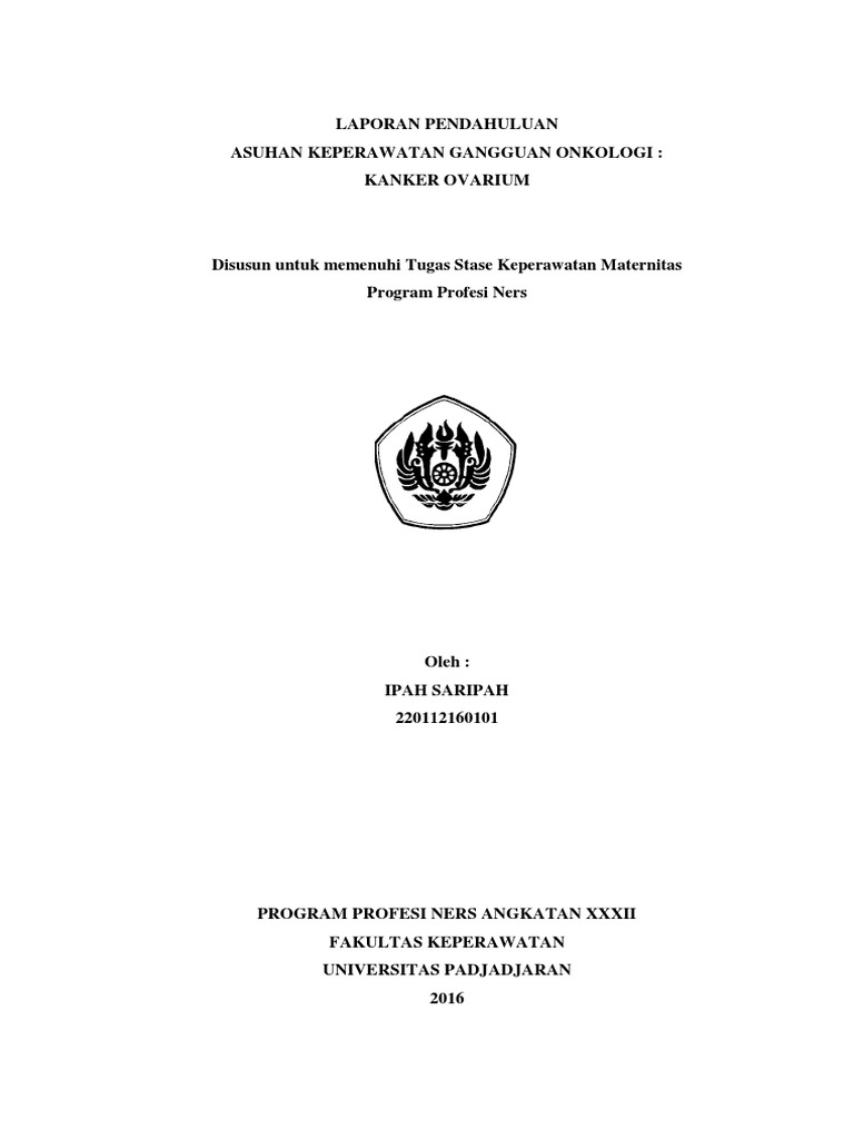 LP Onkologi Ca Ovarium | PDF