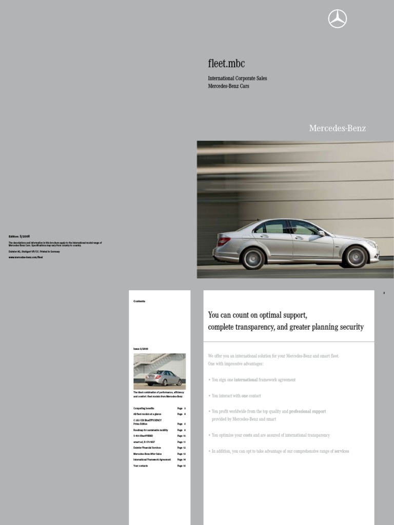 Merc Fleet | PDF | Mercedes Benz | Hybrid Vehicle
