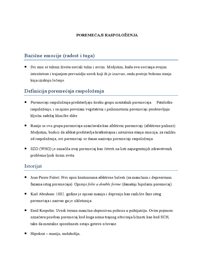 Depresija Word Pdf