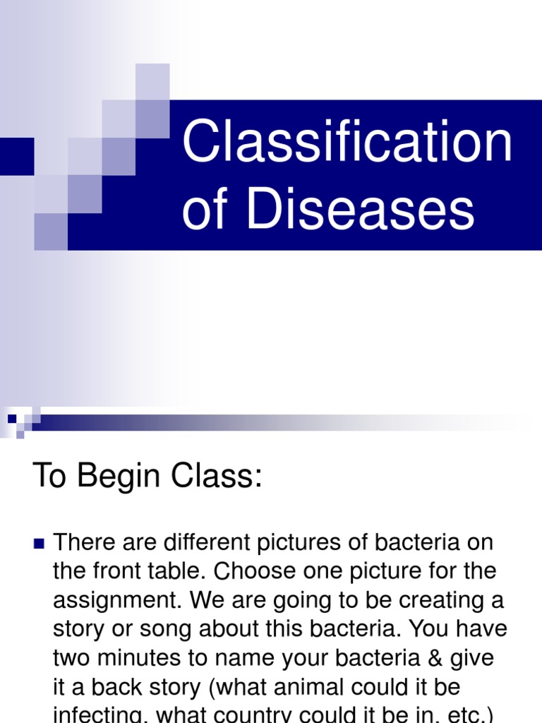 Classification of Diseases | PDF | Infection | Pathogen