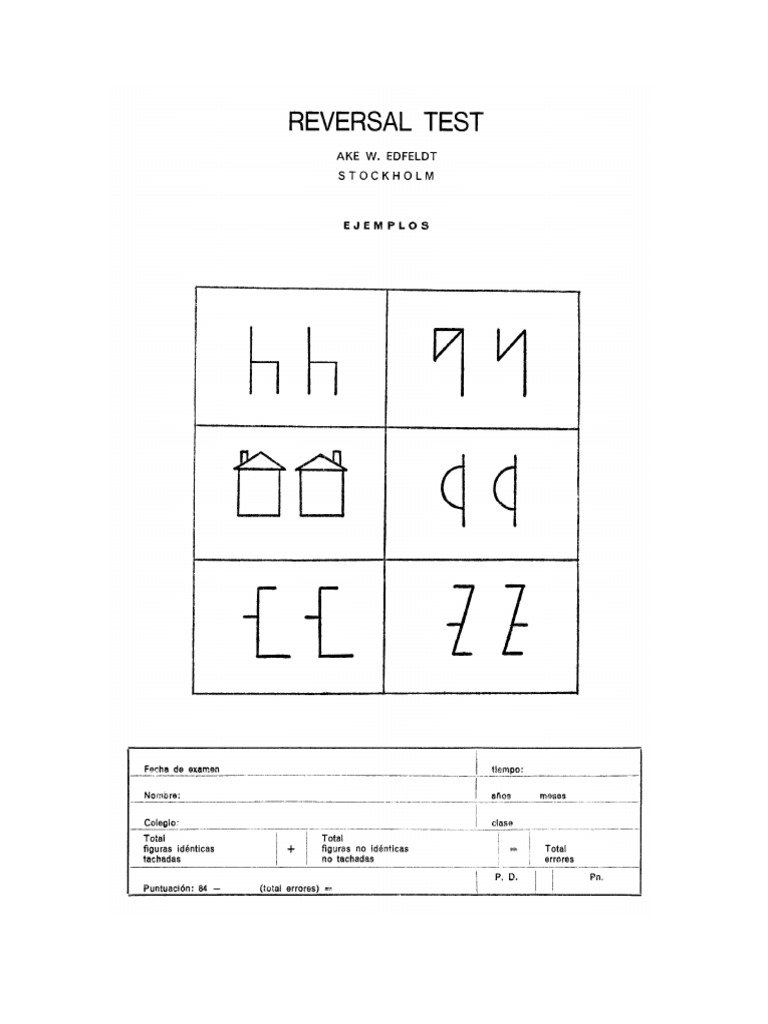 Reversal Test | PDF