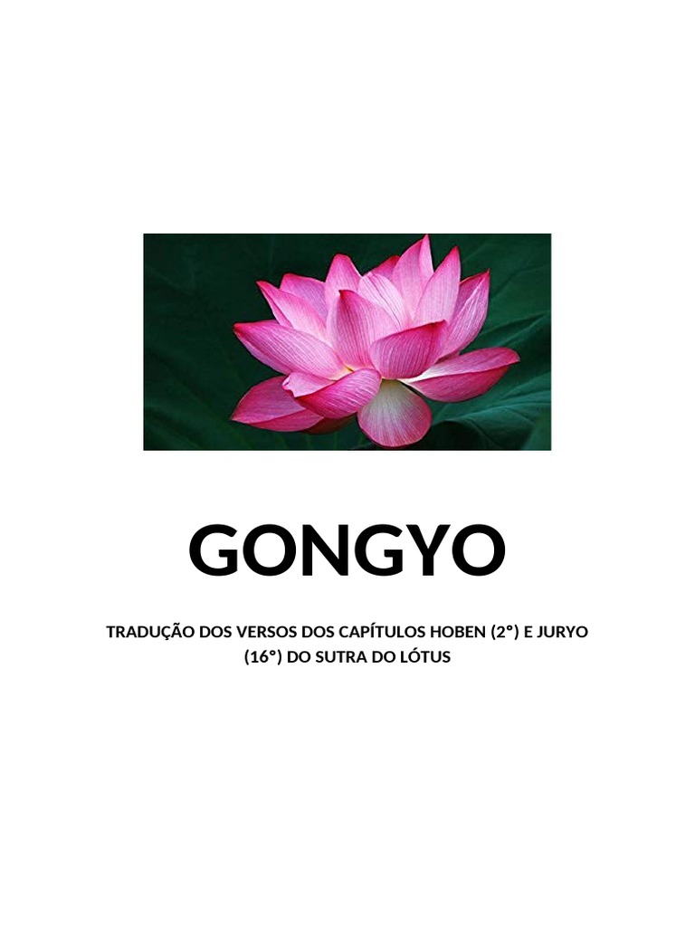 GONGYO Português | PDF | Gautama Buddha | Sabedoria