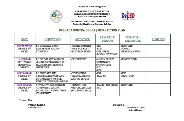 BKD Action Plan | PDF