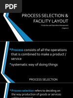 Process Selection and Facility Layout | PDF | Applied Mathematics
