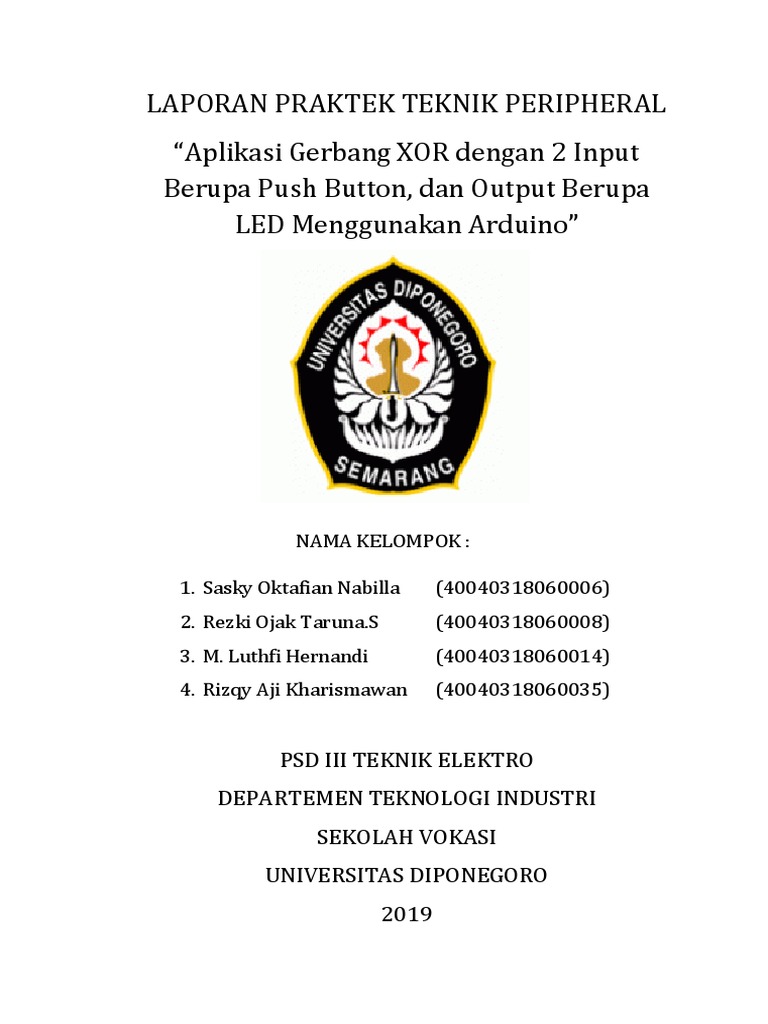 Cover Laporan Praktek Teknik Peripheral | PDF | Seni | Komputer