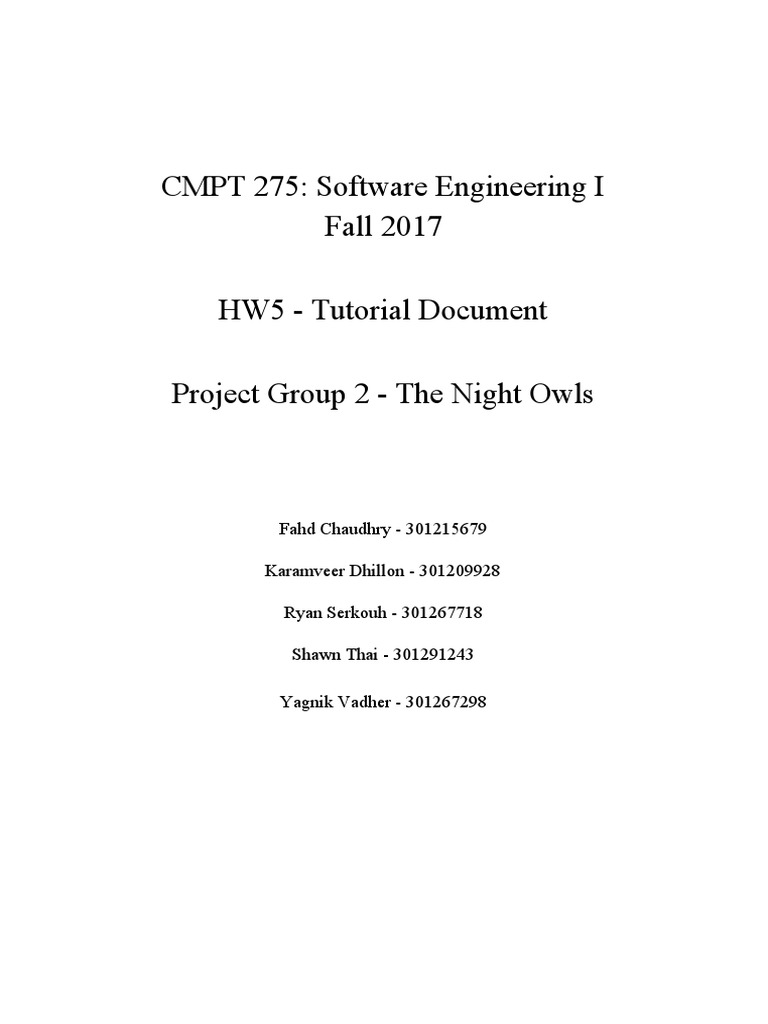 Group 02 Tutorial PDF | PDF | Login | User (Computing)