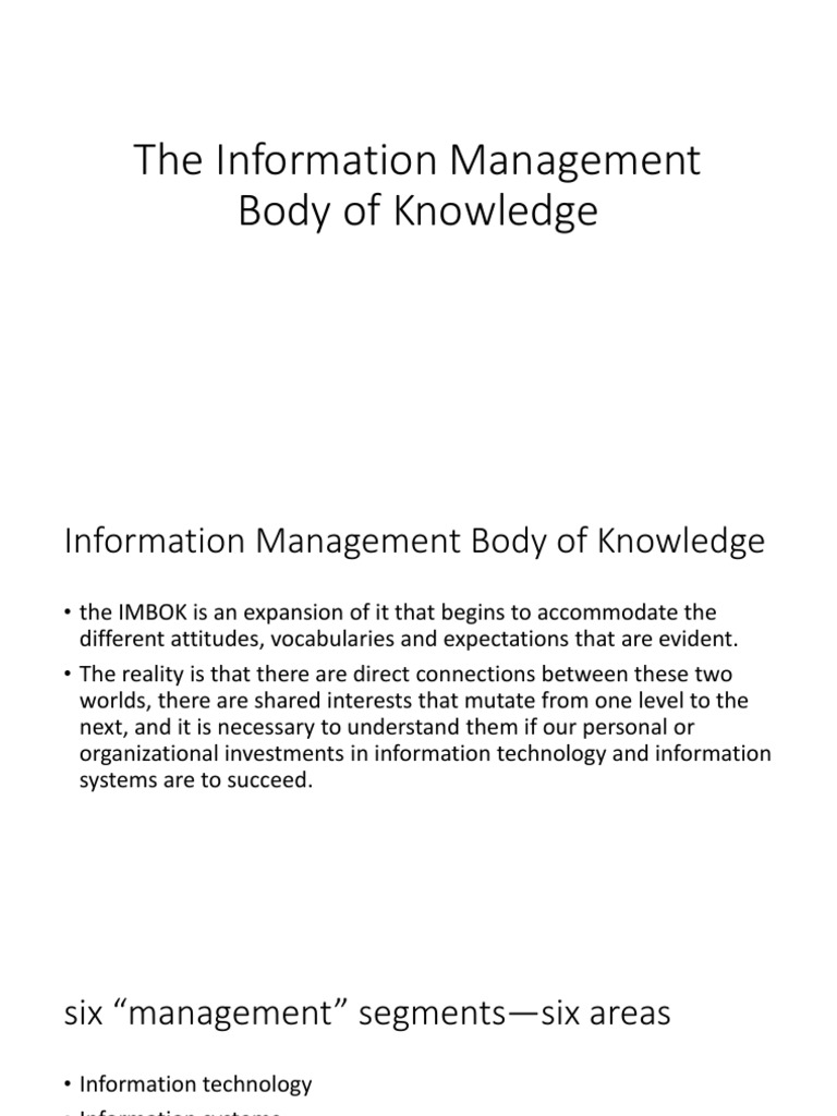 4 Imbok | PDF | Information Management | Business Process
