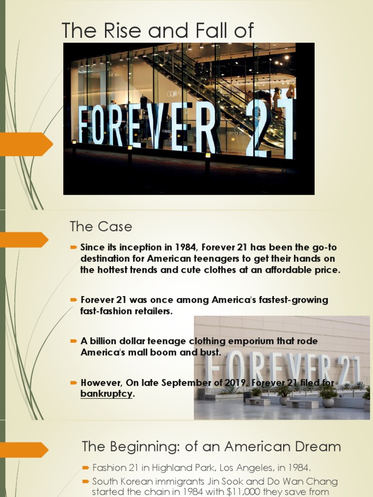 The Rise and Fall of Forever 21 Report | PDF | Retail | Fashion