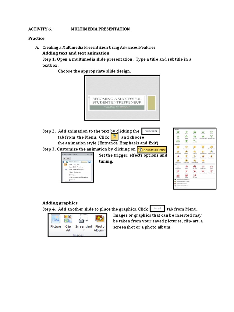 Multimedia Presentation | PDF | Hyperlink | Icon (Computing)