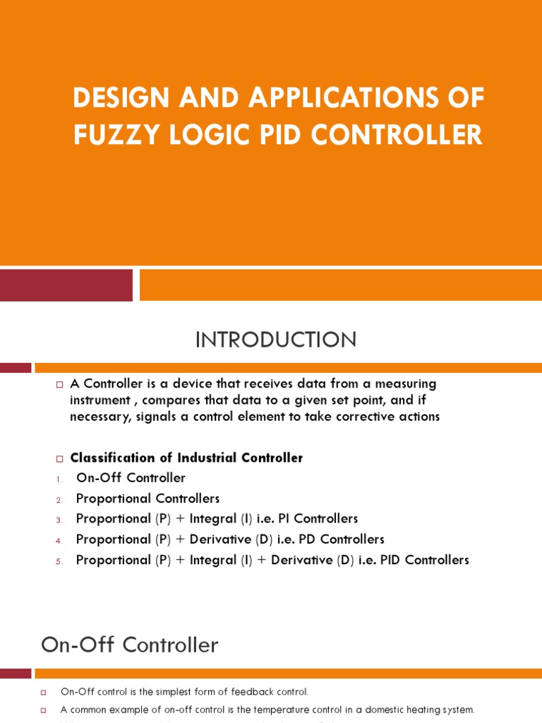 Design and Tuning of Fuzzy Logic PID Controller | PDF | Control Theory | Control System