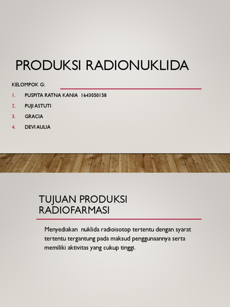 Produksi Radionuklida | PDF