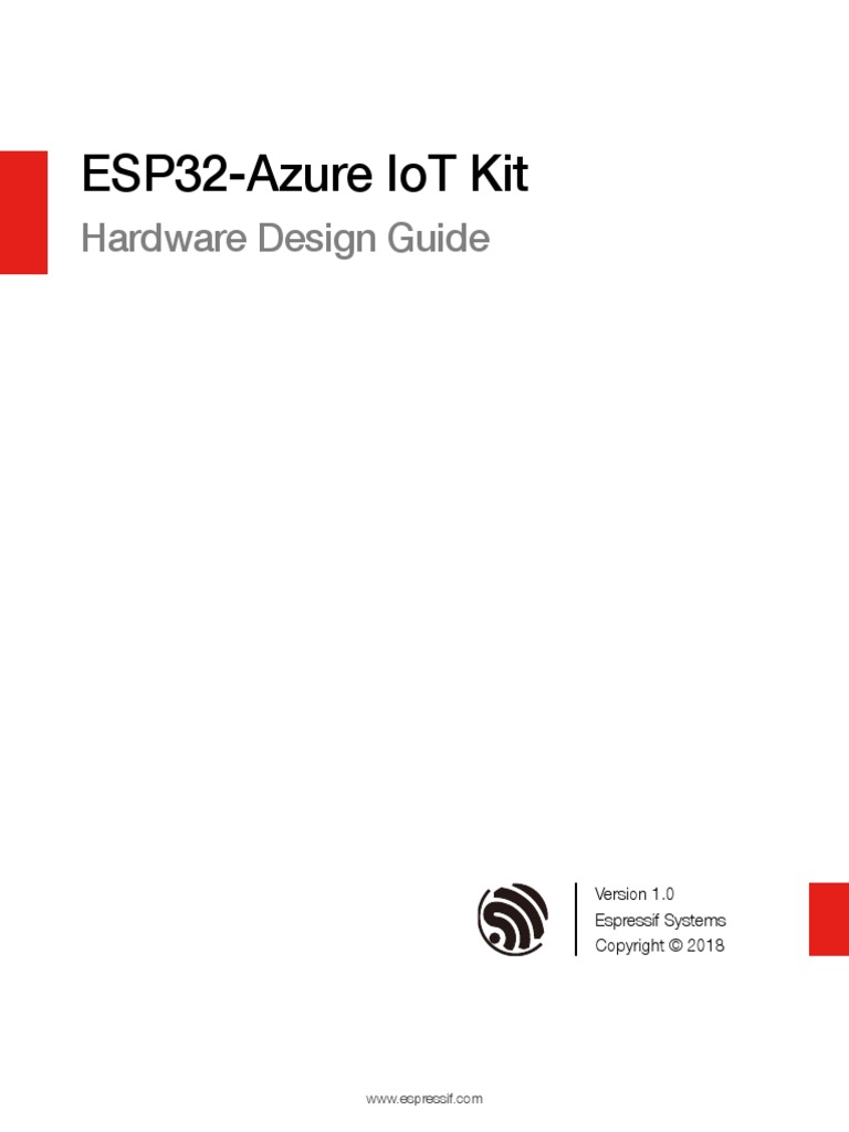 Esp32 Azure Iot Kit Hardware Design Guide | PDF | Sensor | Analog To Digital Converter