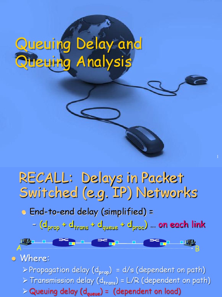 3-Queuing Delay & Analysis | PDF | Computer Network | Mean