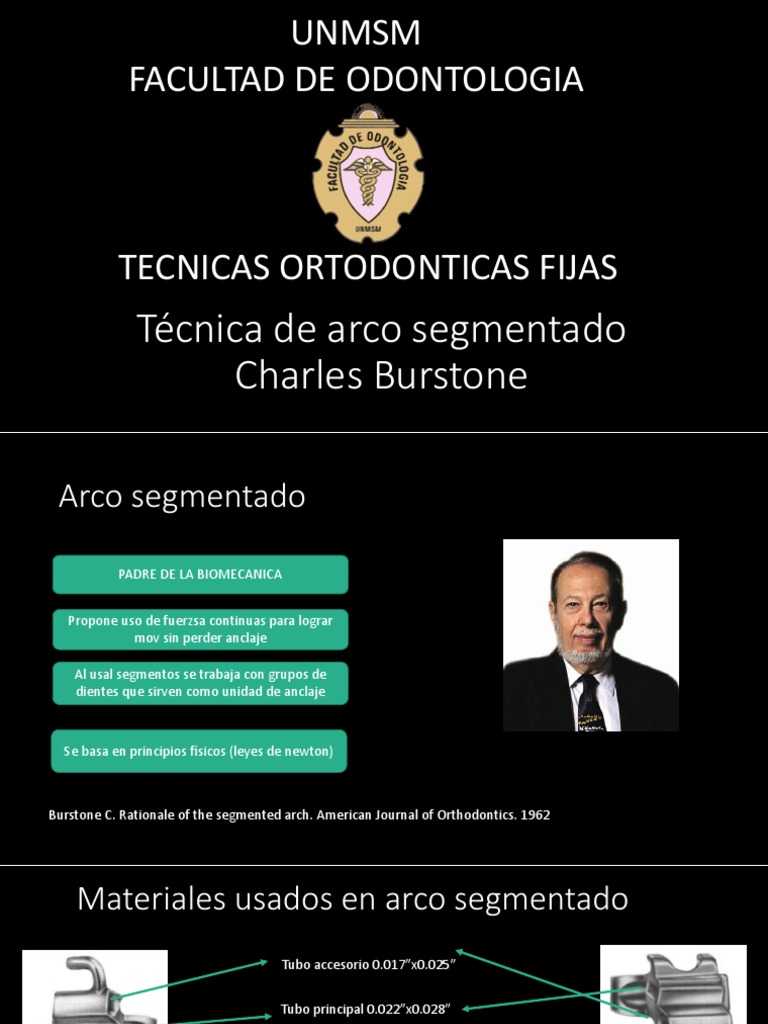 Técnica de Arco Segmentado Burstone | PDF | Diente | Odontología